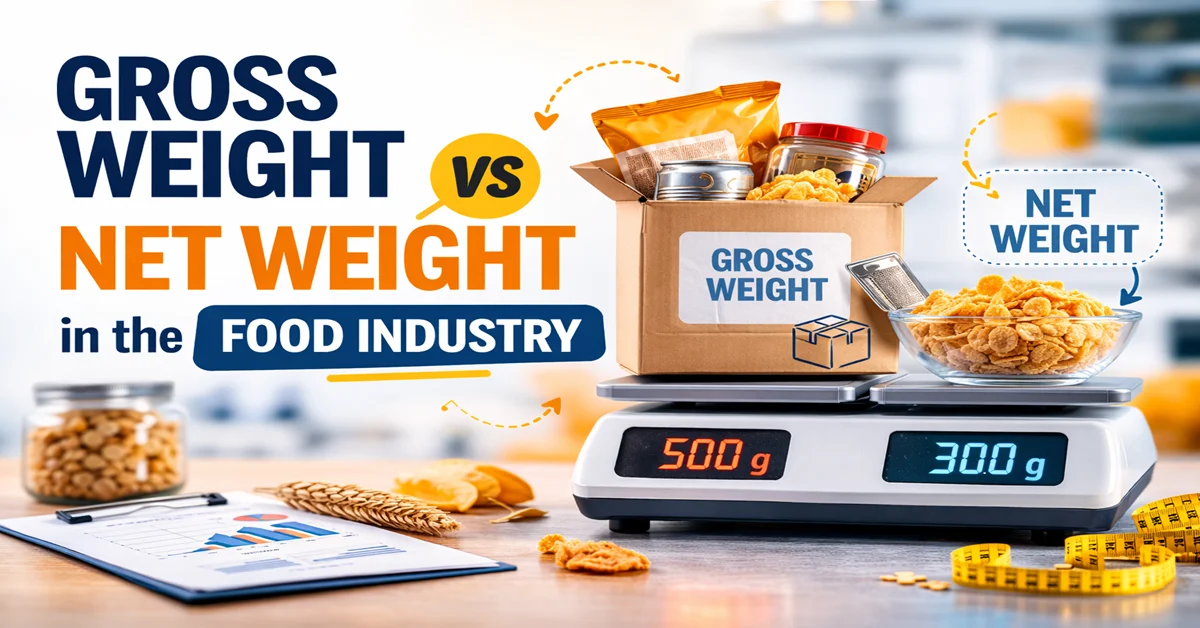 Gross Weight vs Net Weight: Key Differences in the Food Industry?